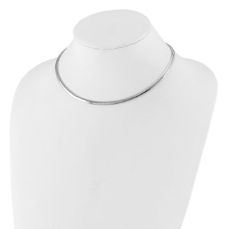 4mm Reversible Omega Collar – The Jewelers Vault