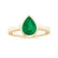 Pear Emerald Solitaire – The Jewelers Vault